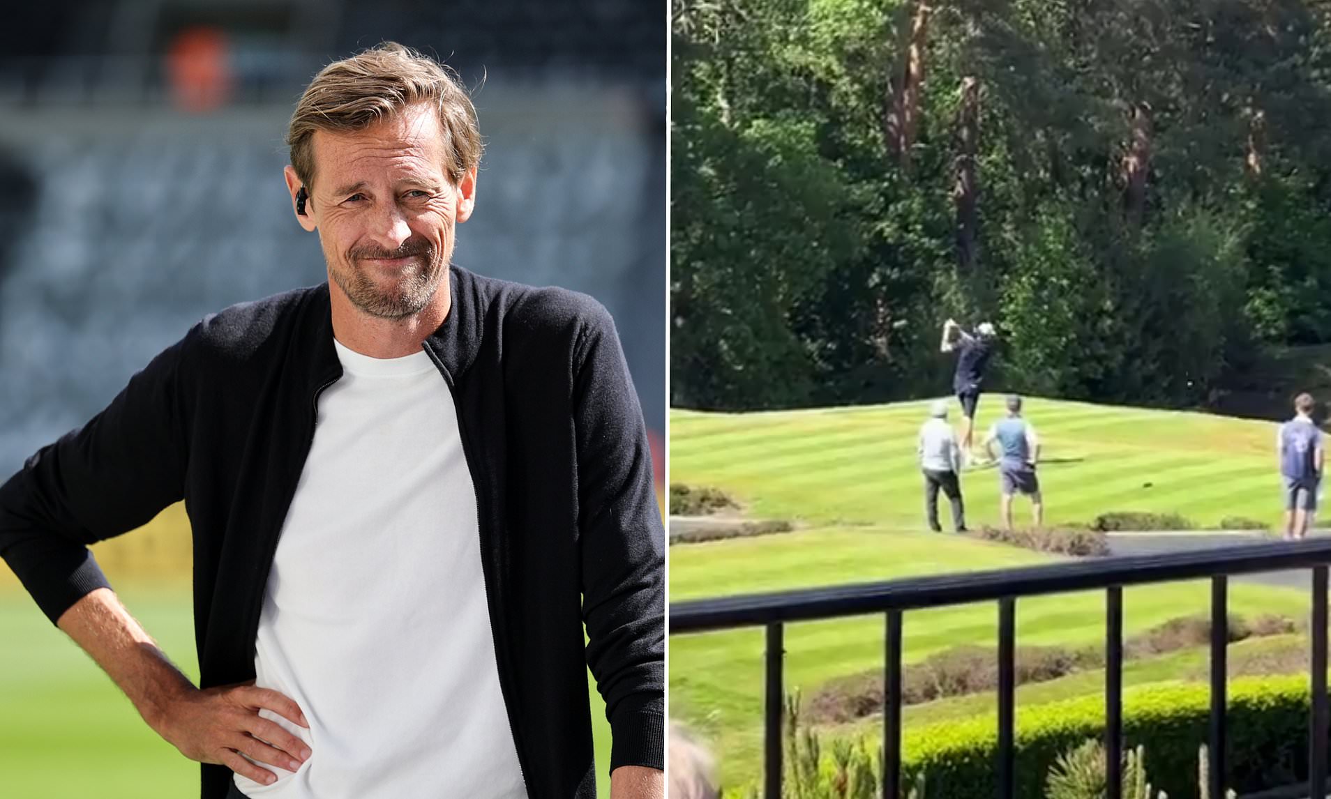 Peter Crouch begs fans not to share hilarious clip of former England ...