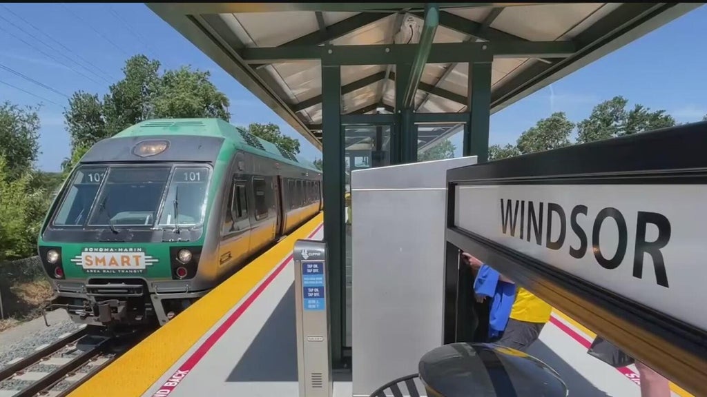 SMART commuter train makes long-awaited arrival in town of Windsor