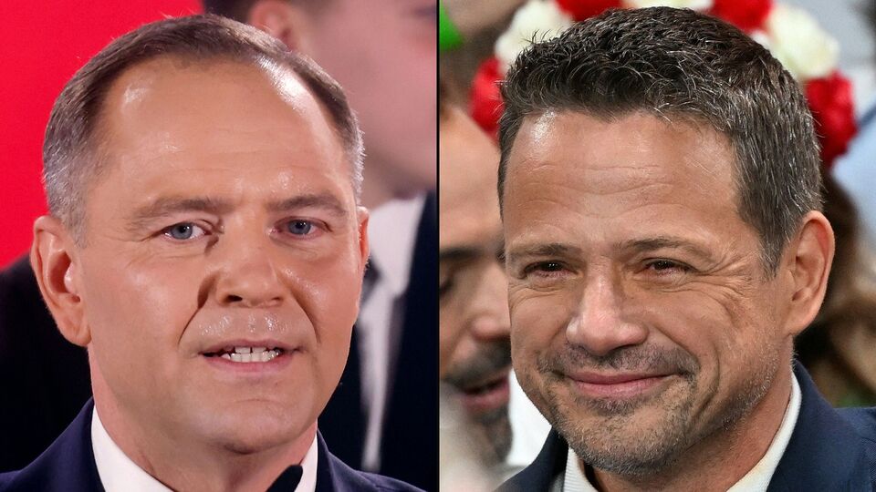 Poland elections: Exit polls show near tie in presidential runoff; Both ...