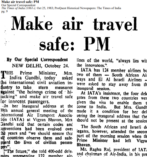 After 1958 and 1983, IATA returns to India for third AGM as aviation ...