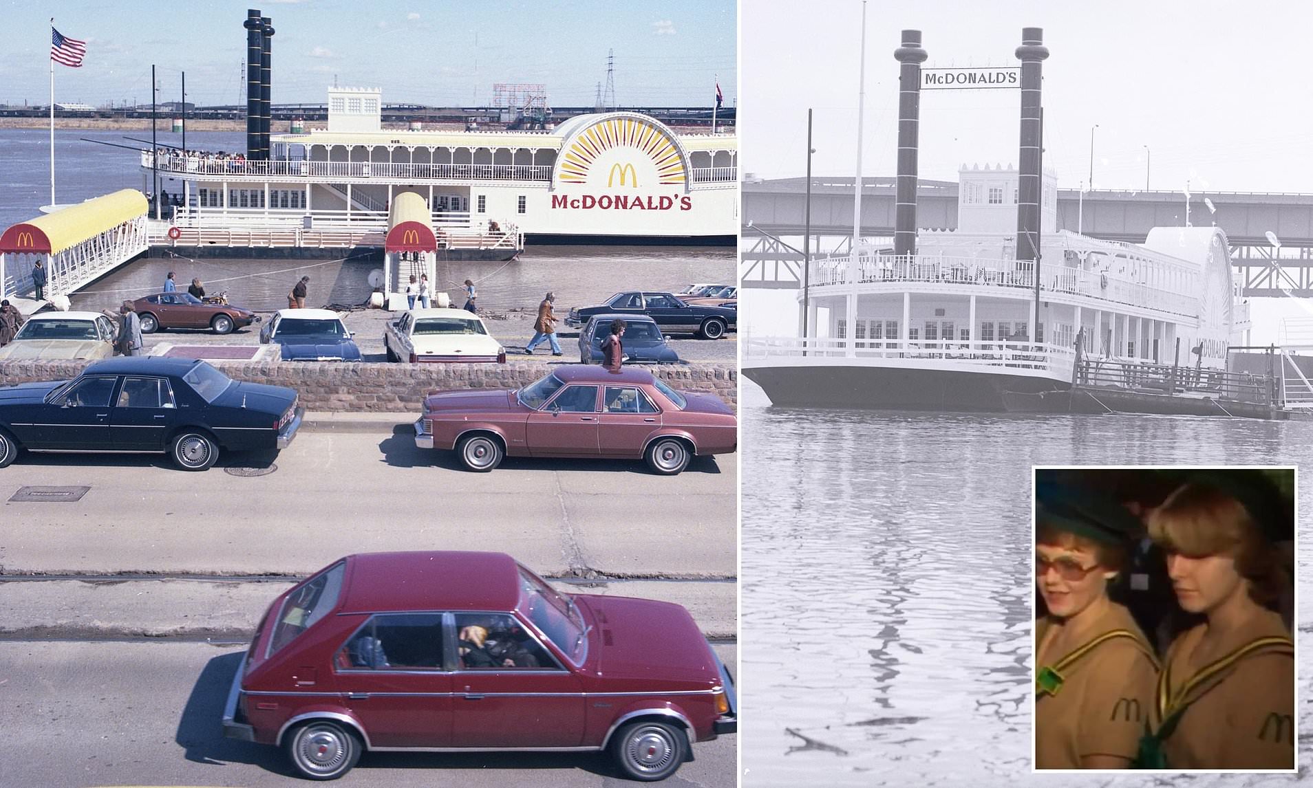 Photos of the world's first floating McDonald's that locals feared ...