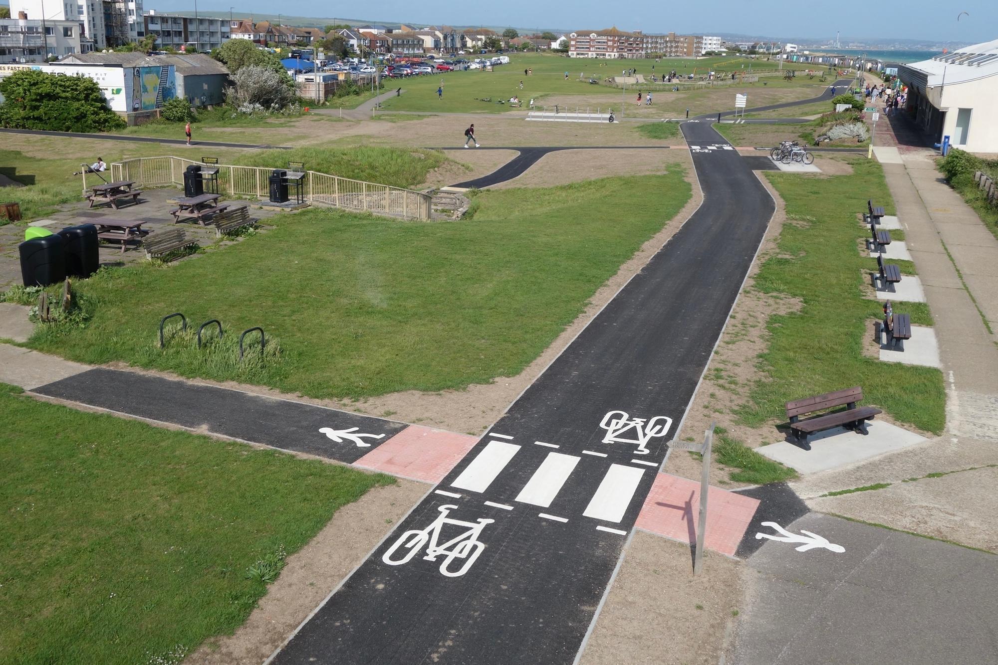 New West Sussex village cycle path completed - photos show major works ...