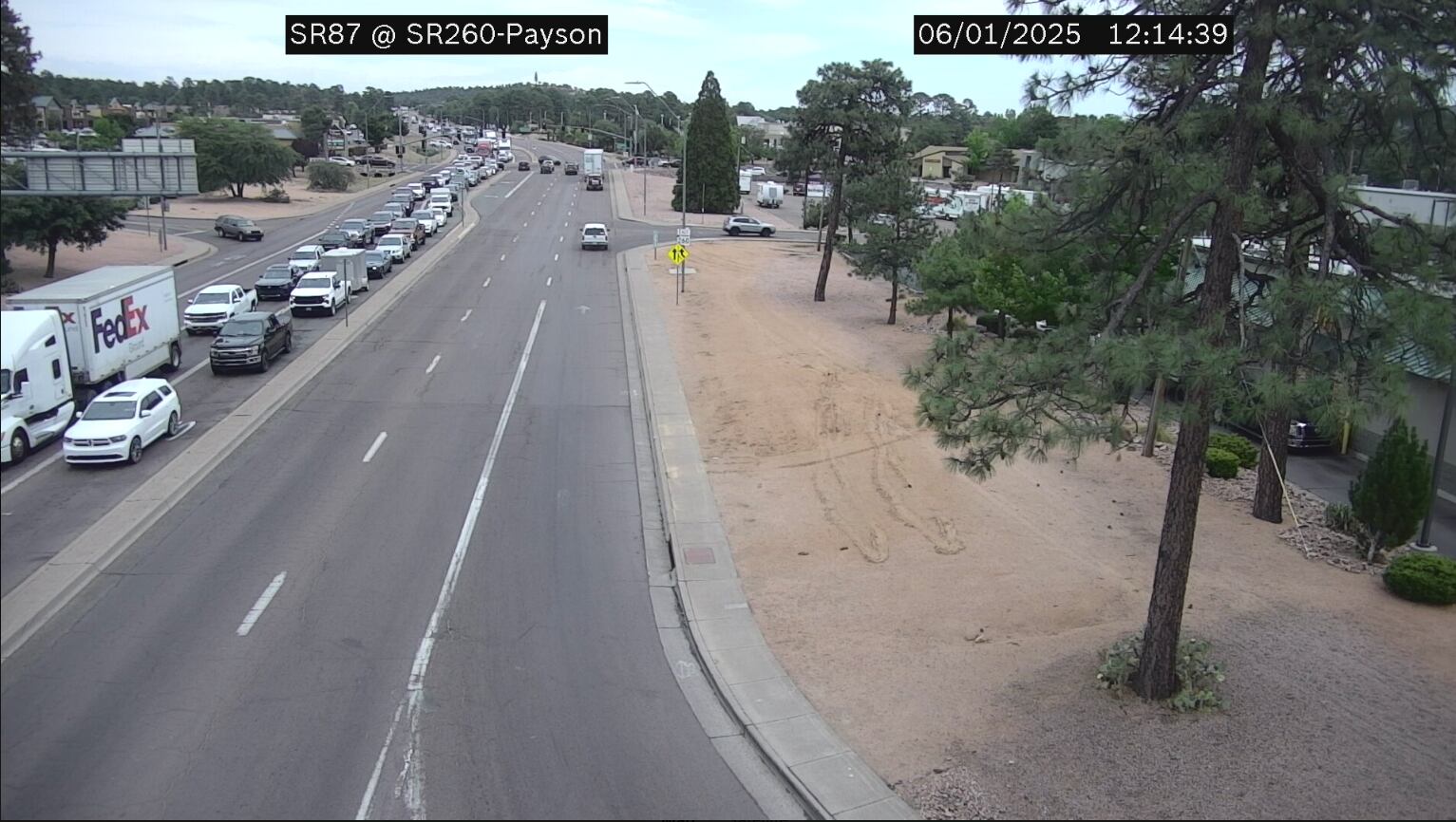 Portion of highway reopens near Payson after brush fire