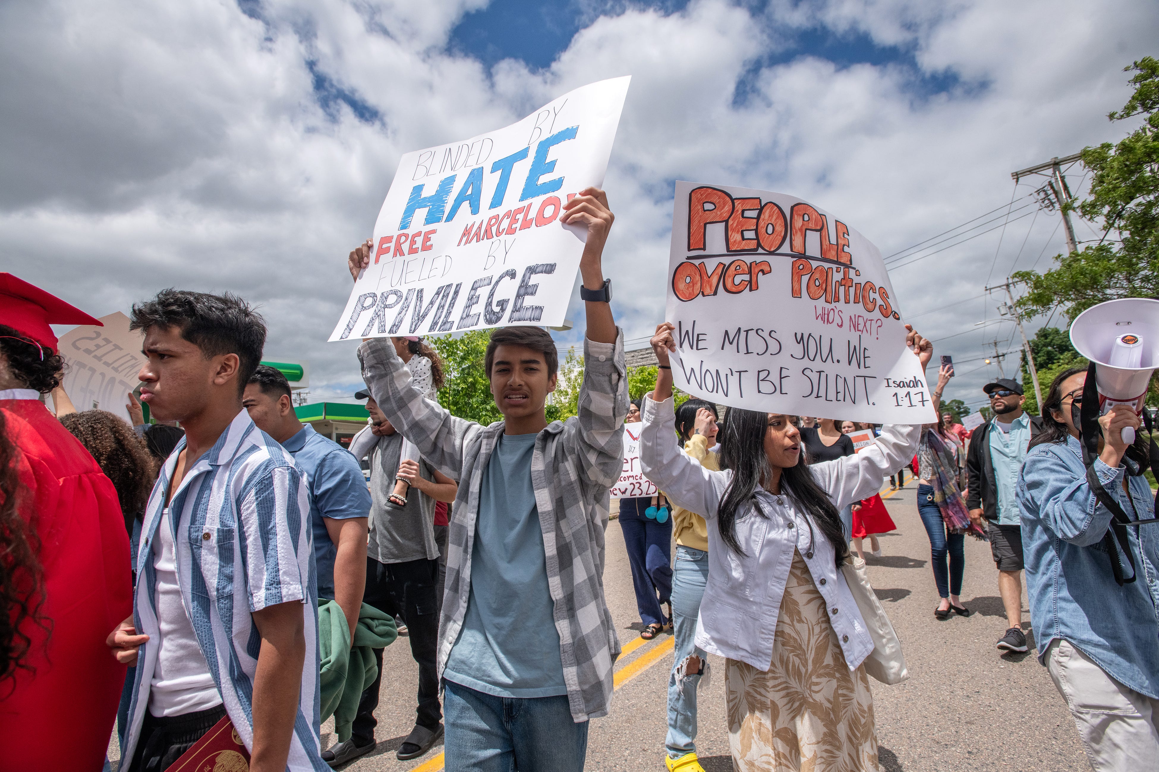 'Free Marcelo': Milford High athlete, 18, detained by ICE latest target ...