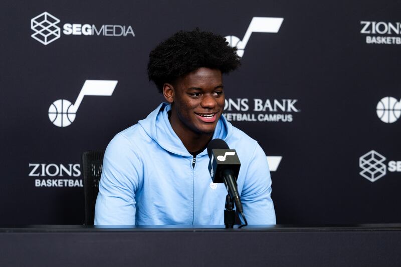 A lot of Jazz hope riding on the return of Taylor Hendricks