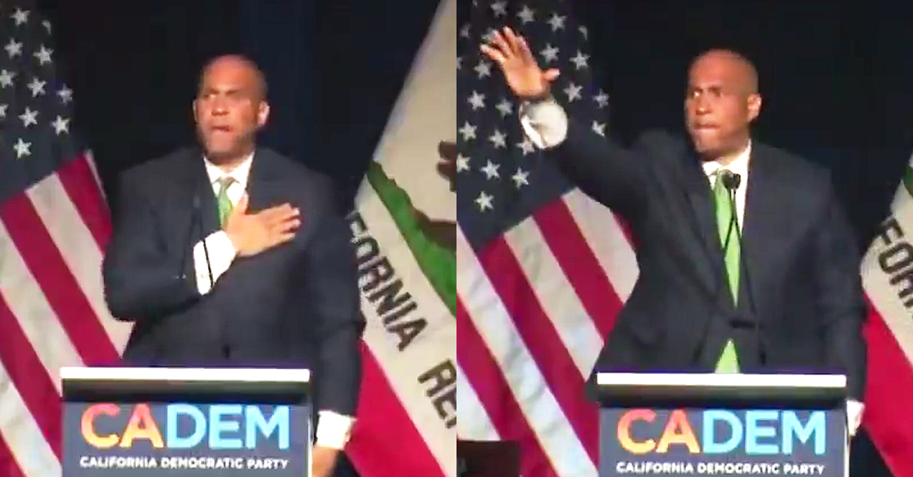MAGA Influencers Go Off on Media After Booker Does Arm Gesture Called ...