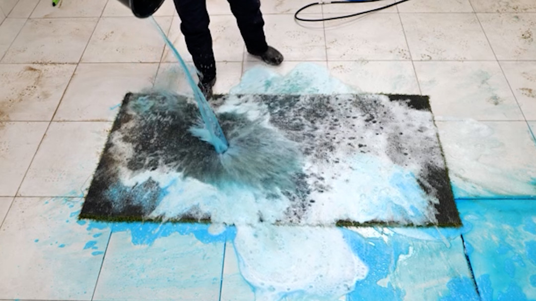 Relaxing ASMR Barn Rug Cleaning Transformation