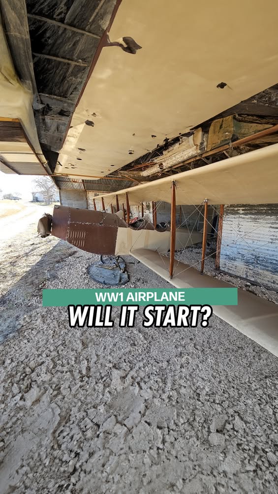 100-Year-Old Airplane: Will It Start After Years?