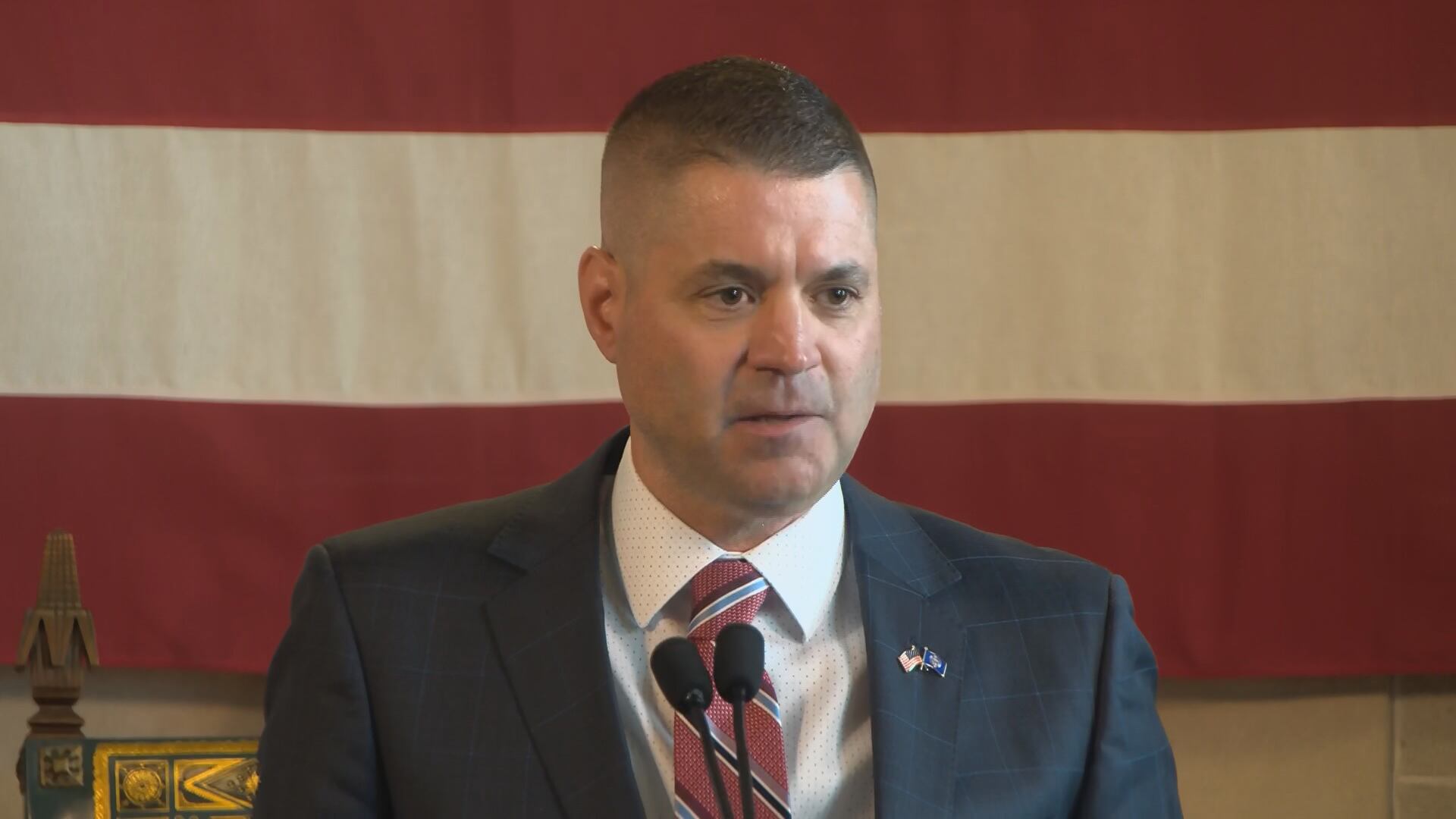 Col. Bryan D. Waugh sworn in as 19th Nebraska State Patrol superintendent