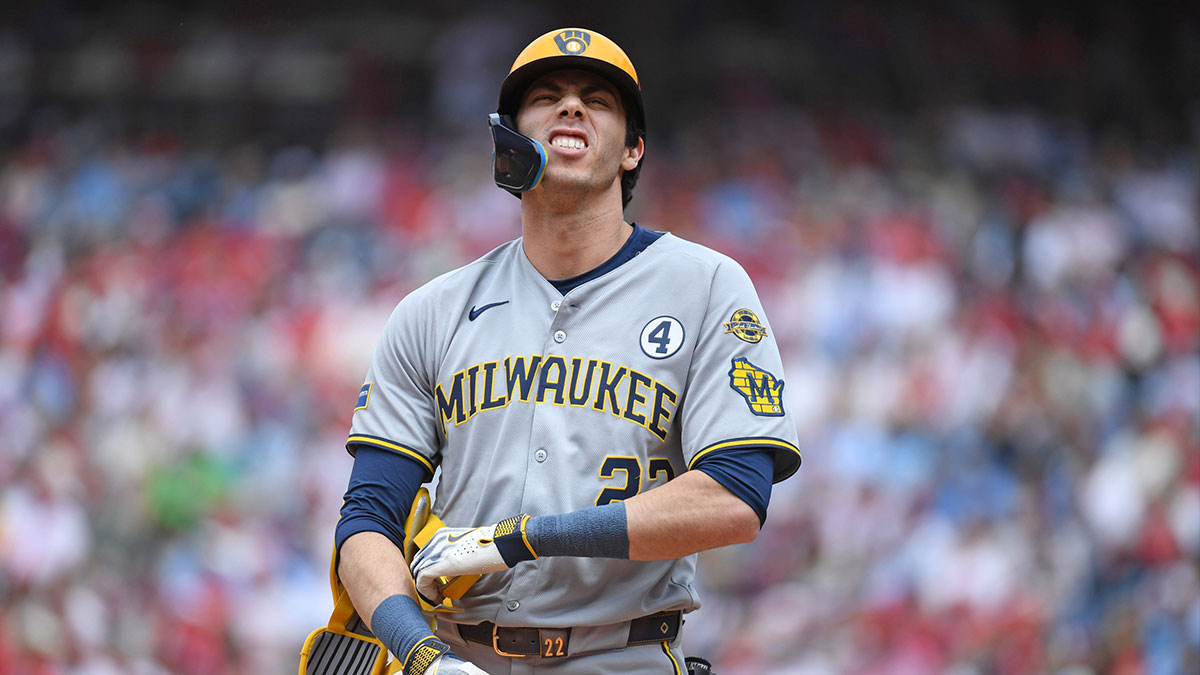 Brewers’ Christian Yelich gets X-rays after leaving Phillies game with ...