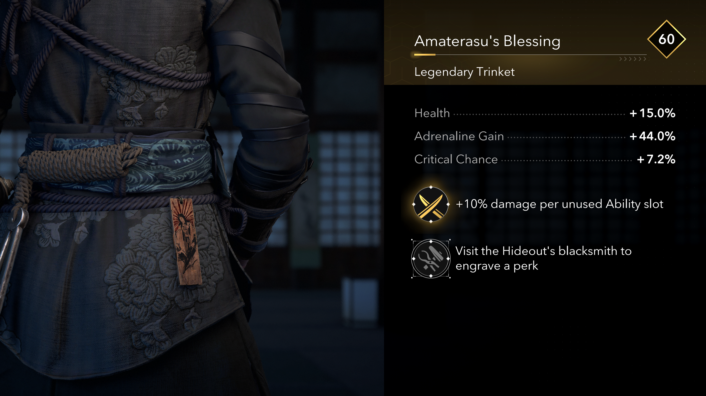 AC Shadows: All Legendary Trinkets