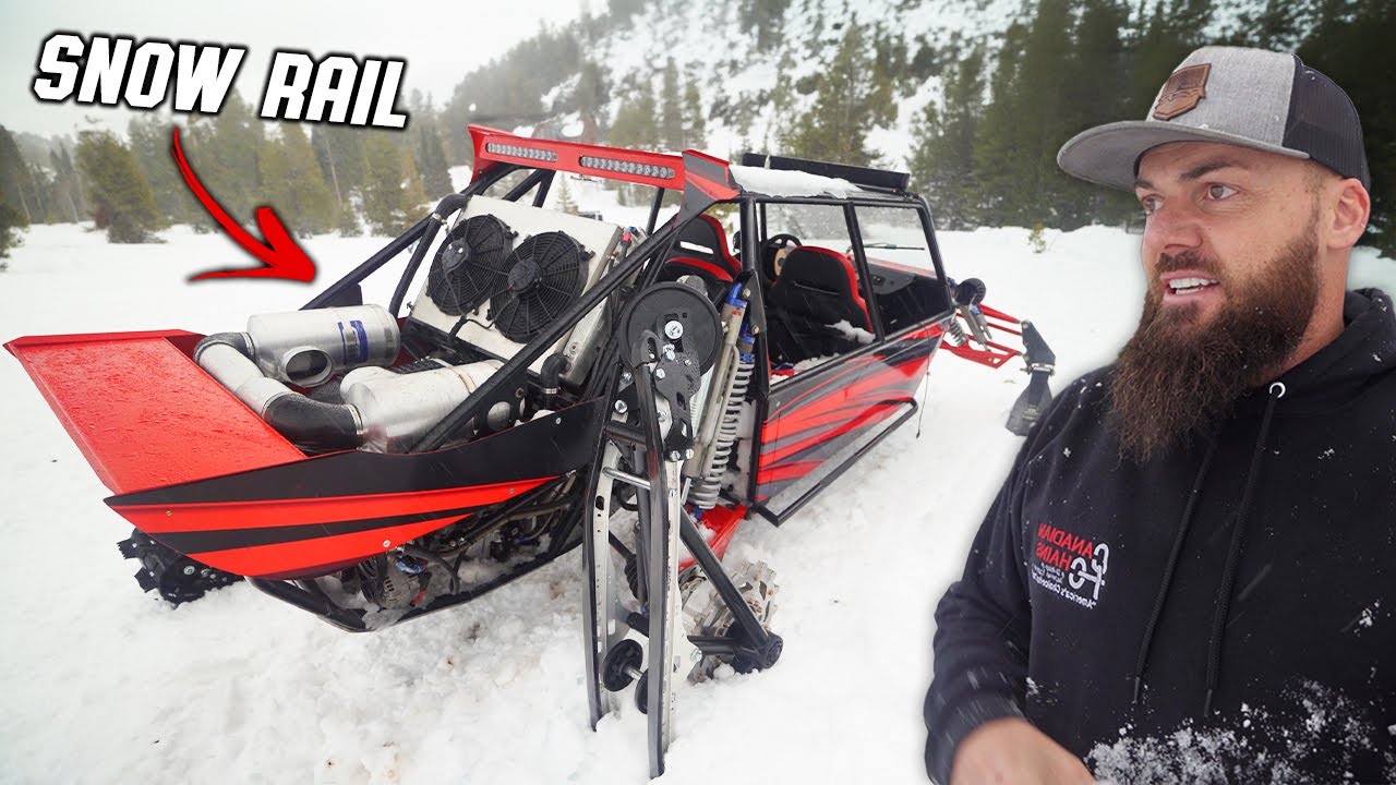 Cleetus McFarland’s snow rail destroyed in instant accident