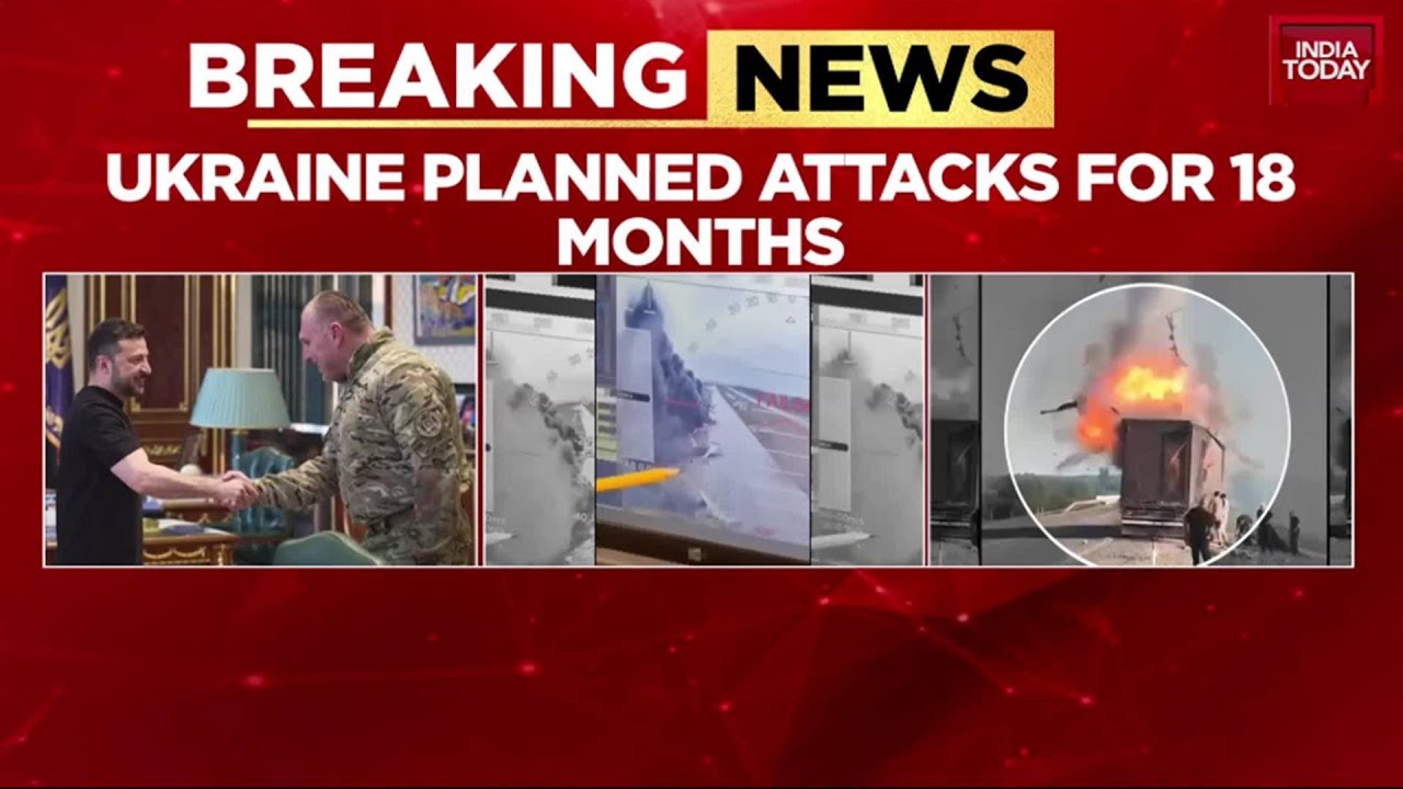 Ukraine's massive drone strike on Russia, 40 aircraft bombed in ...