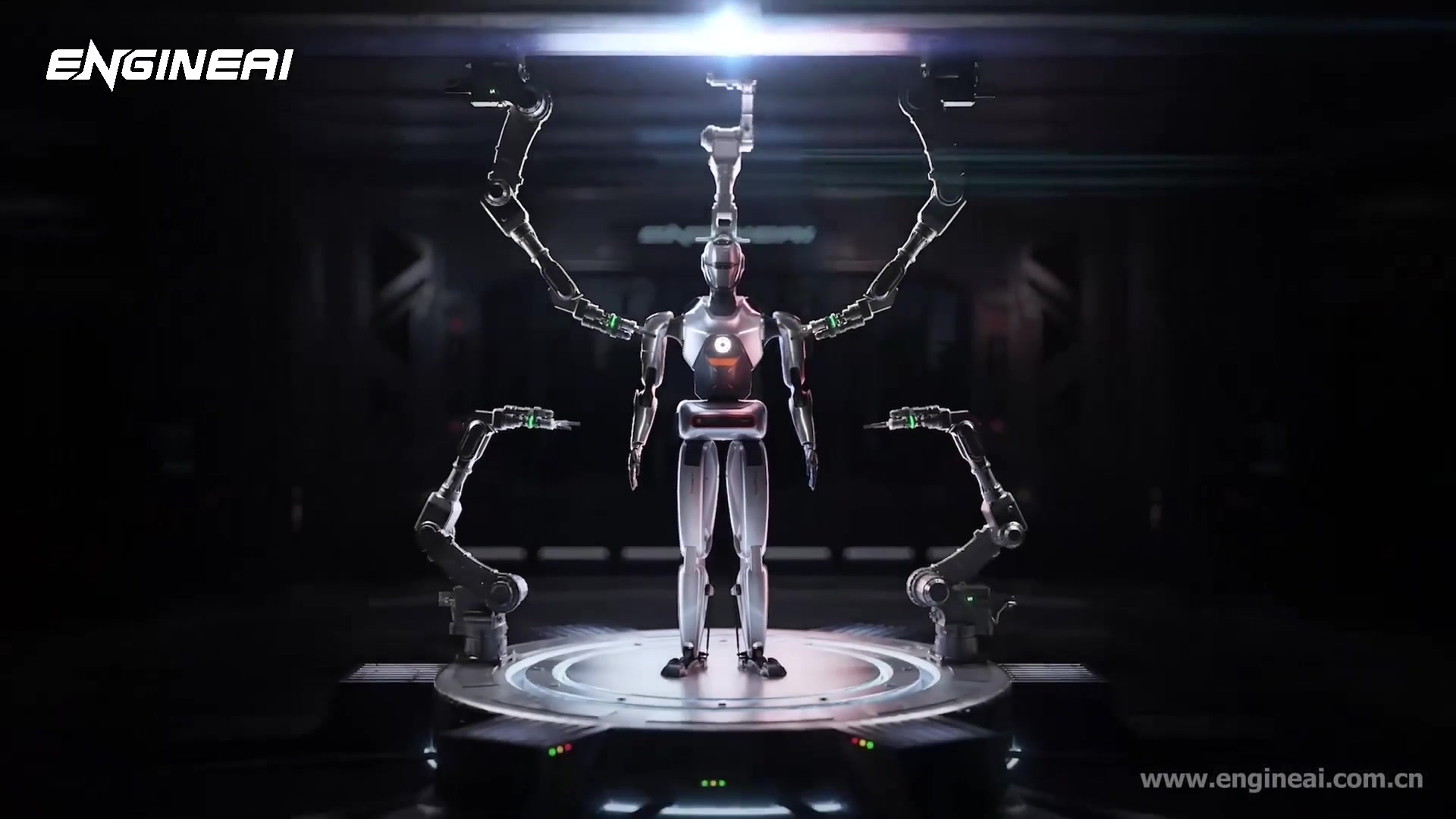 EngineAI first professional robot SA01 humanoid officially debuted