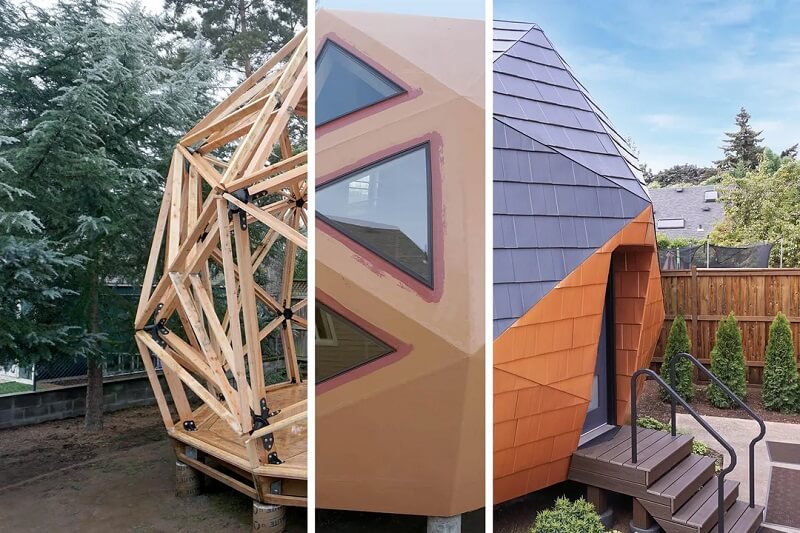 Homeowner shares step-by-step details after building awe-inspiring dome ...