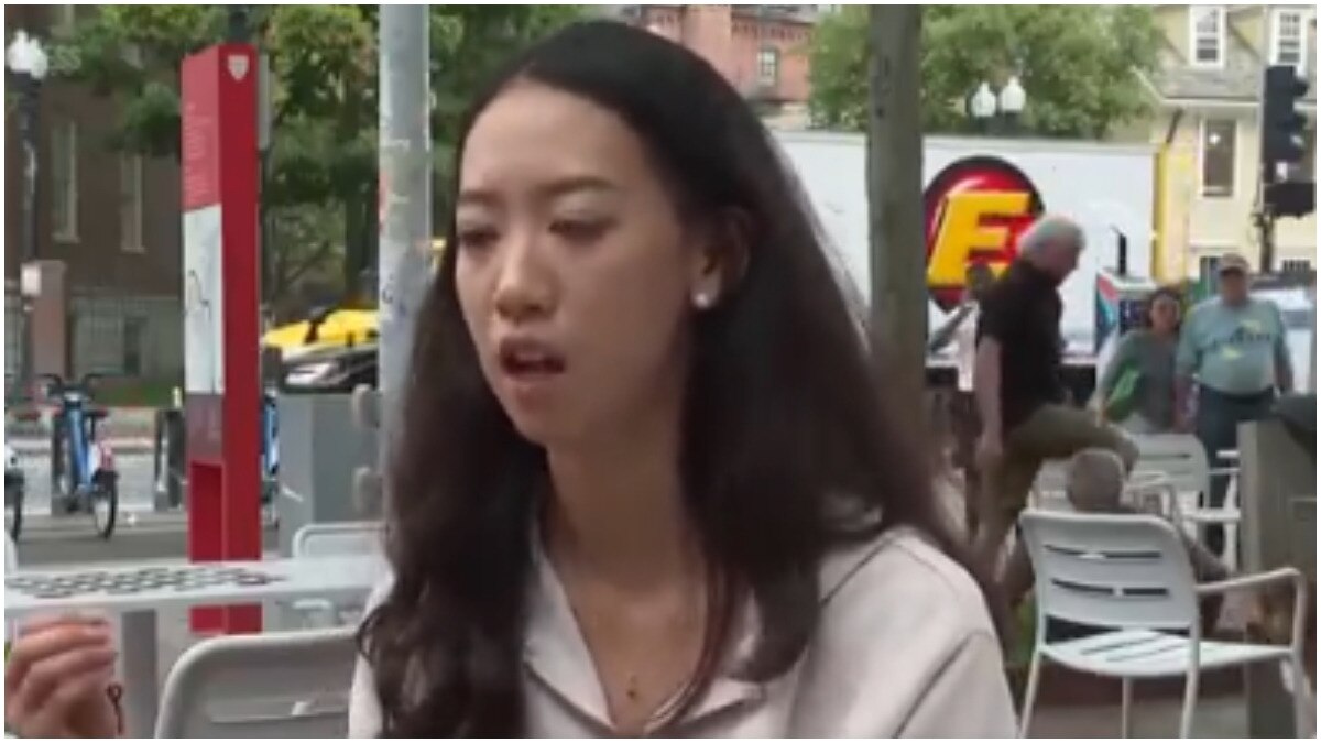 Harvard graduate speaks on unity as men fight behind her in viral video