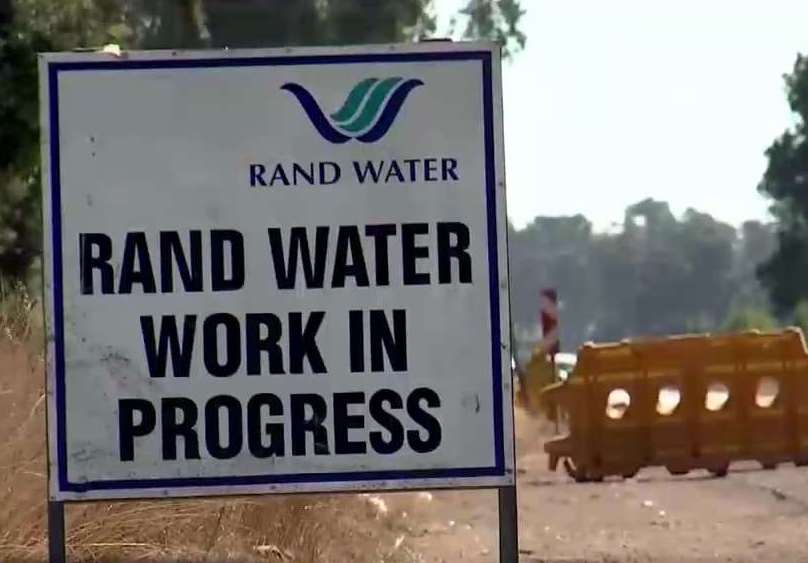 Rand Water maintenance | Low pressure or no water this week