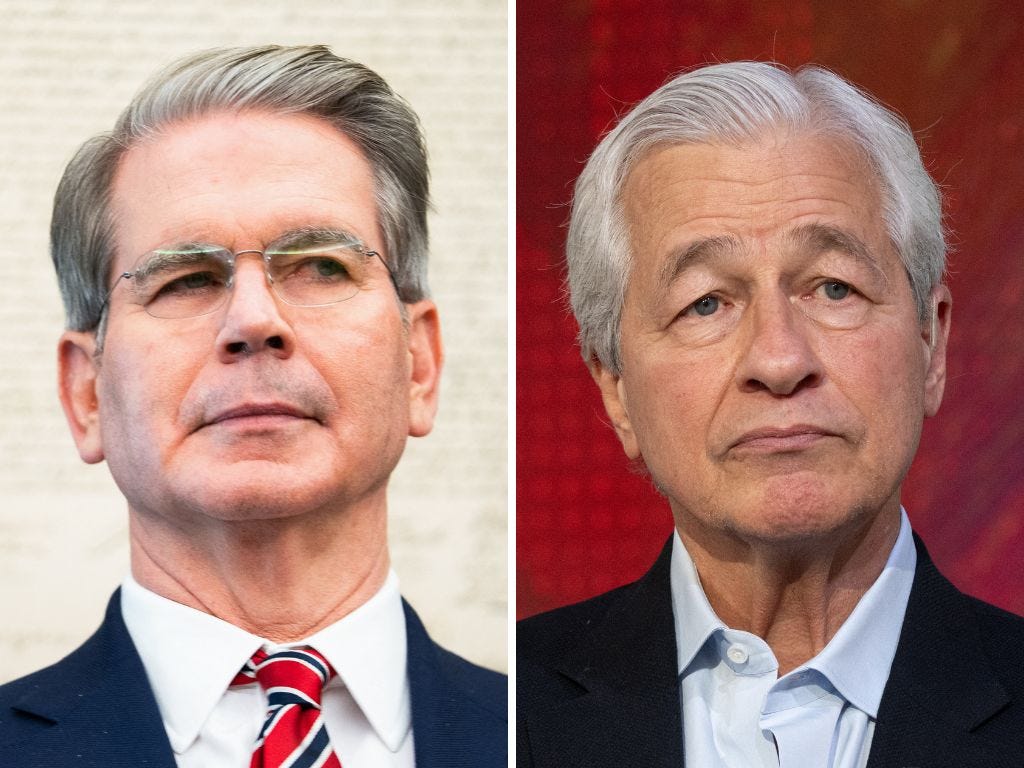 Scott Bessent dismisses Jamie Dimon's debt concerns, saying none of his ...