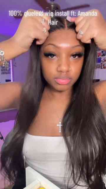 100% Glueless Wig Quick and Easy Install!