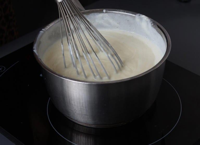Marbled flan without crust, super easy to make for a guaranteed wow effect