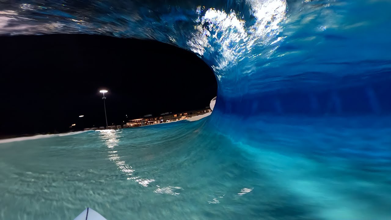 Experience Epic Night Surfing Tubes and Airs at Urbnsurf