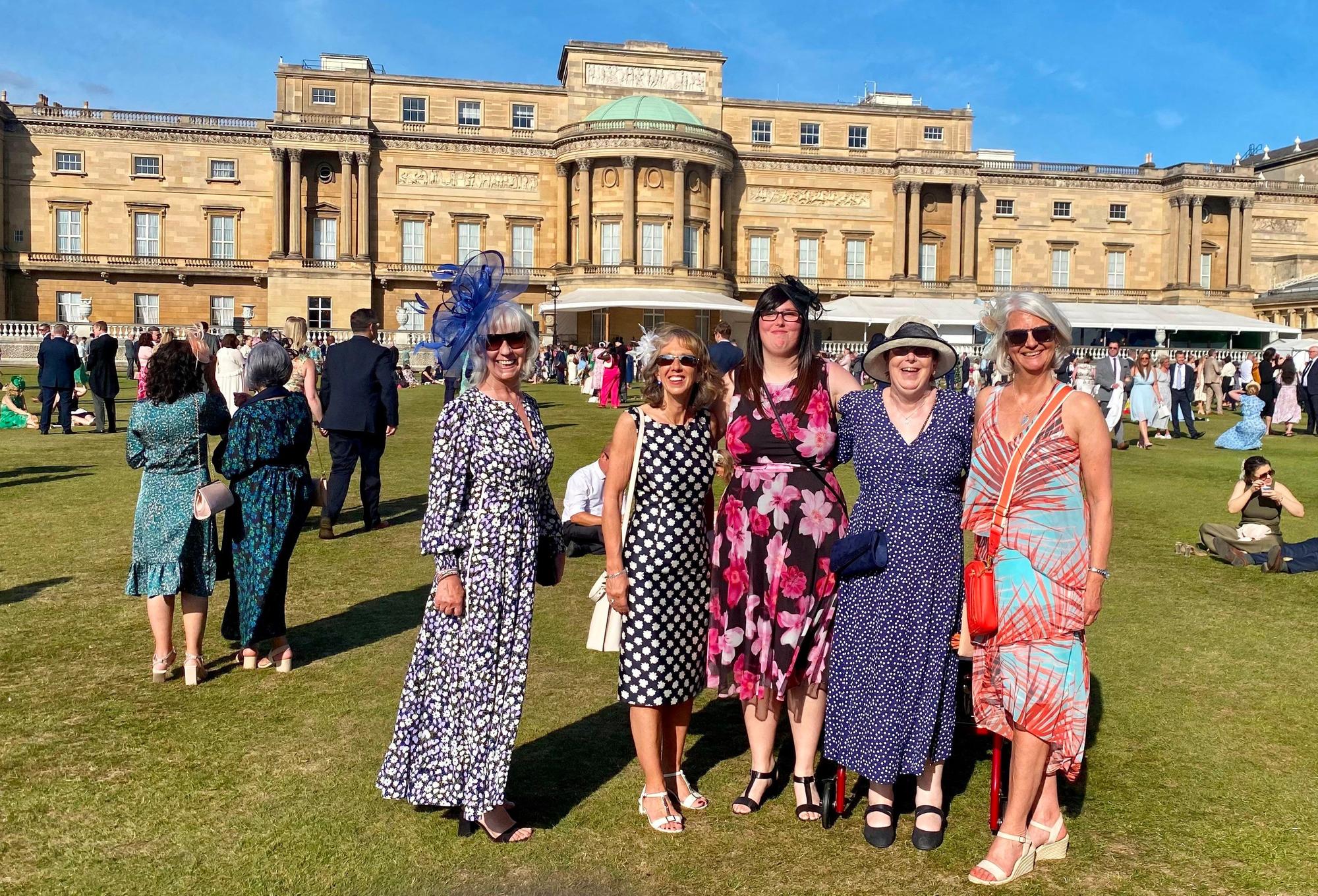 Art club members enjoy party at Buckingham Palace
