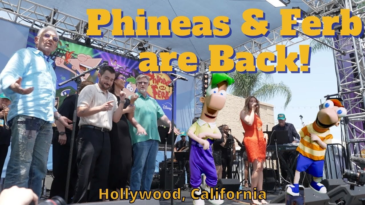 Phineas and Ferb Cast Sing at the World Premier of the Show's Return