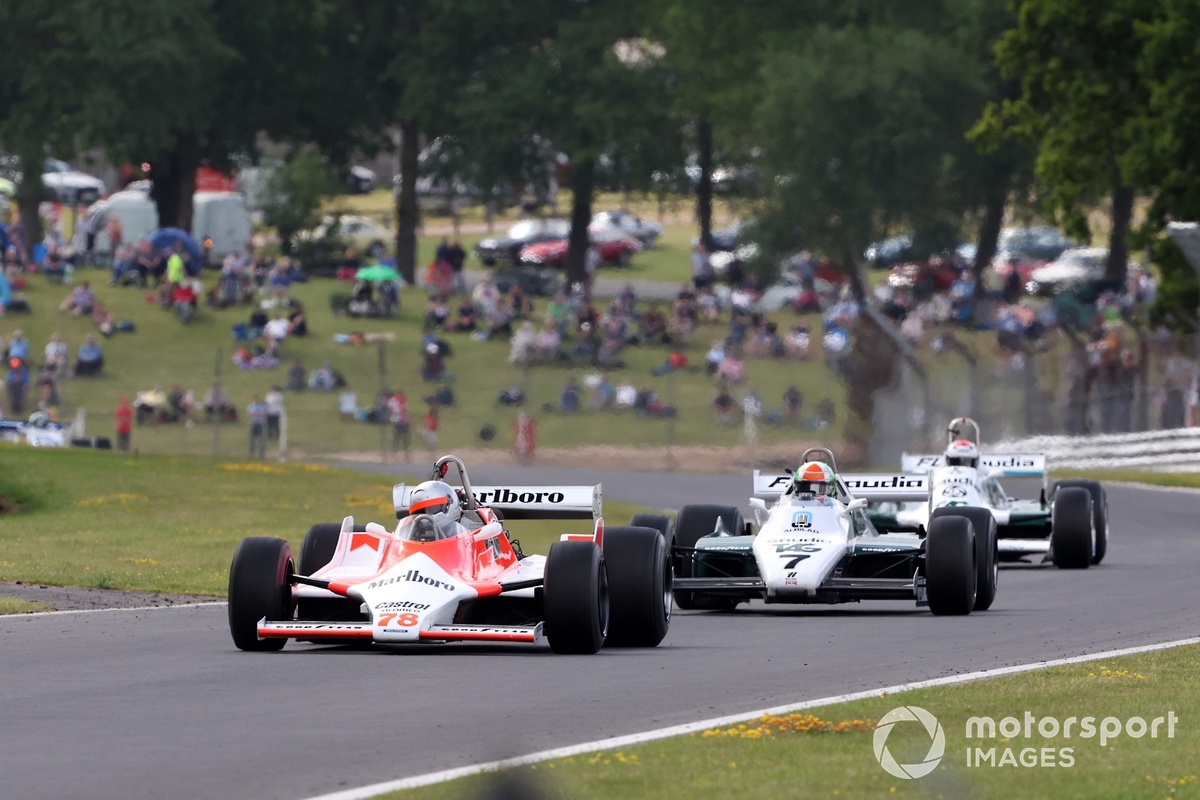 Toriba and Briggs triumph as Historic F1 cars entertain at Brands Hatch