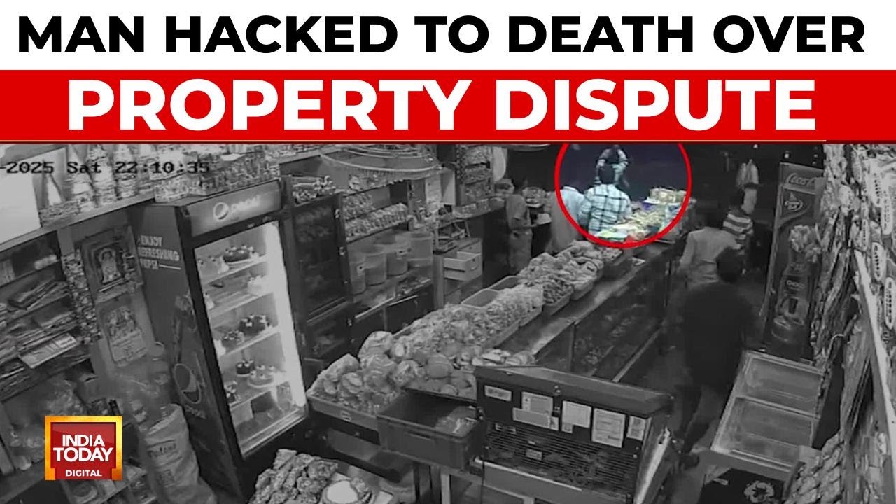 Caught on camera: Karnataka man hacked to death over property dispute