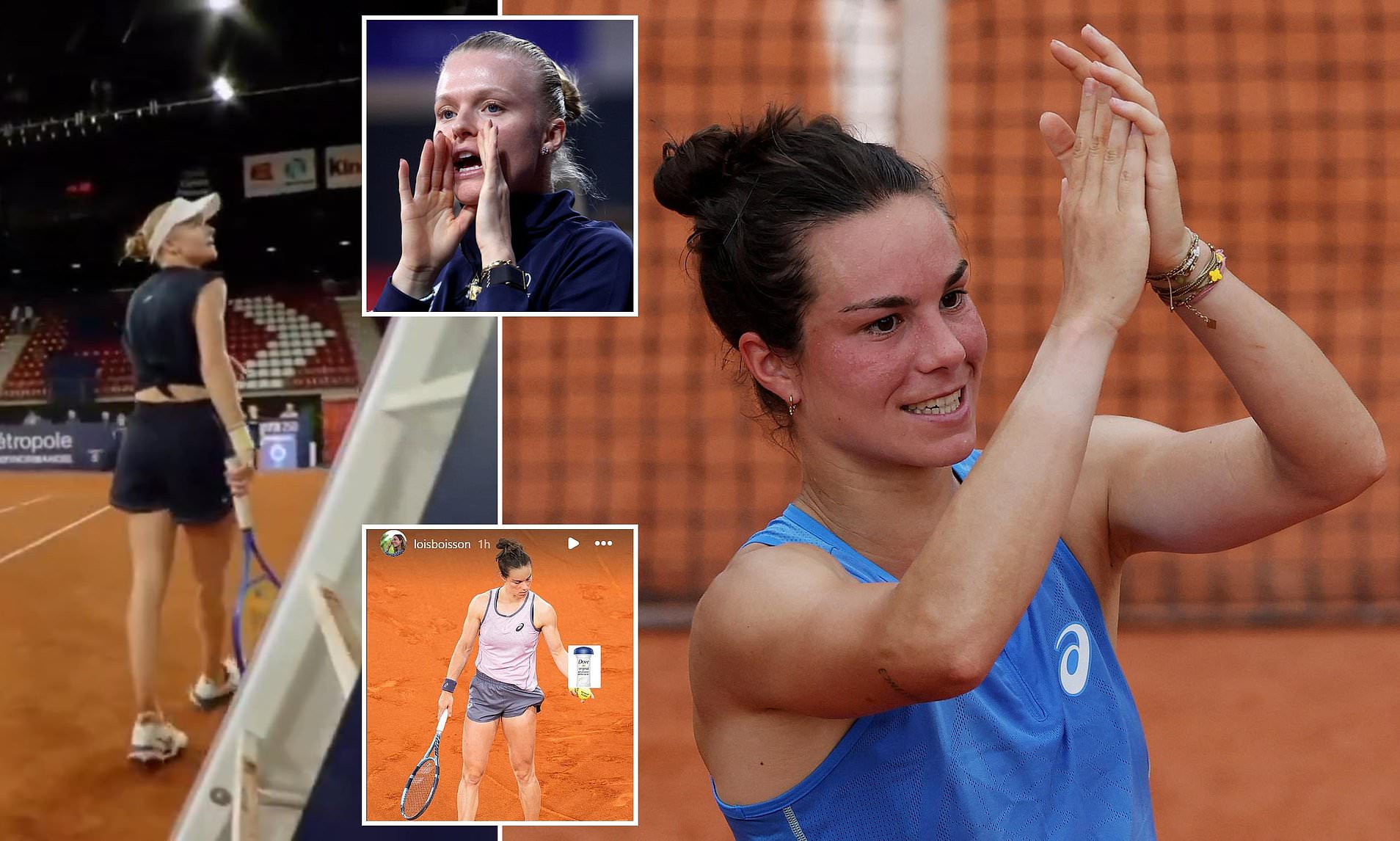 French tennis star Harriet Dart told to 'wear DEODORANT' finally breaks ...