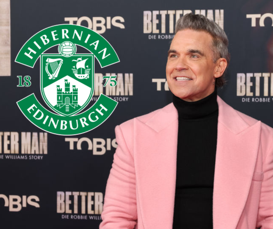 Robbie Williams sings iconic Hibs anthem at Murrayfield as he asks ...
