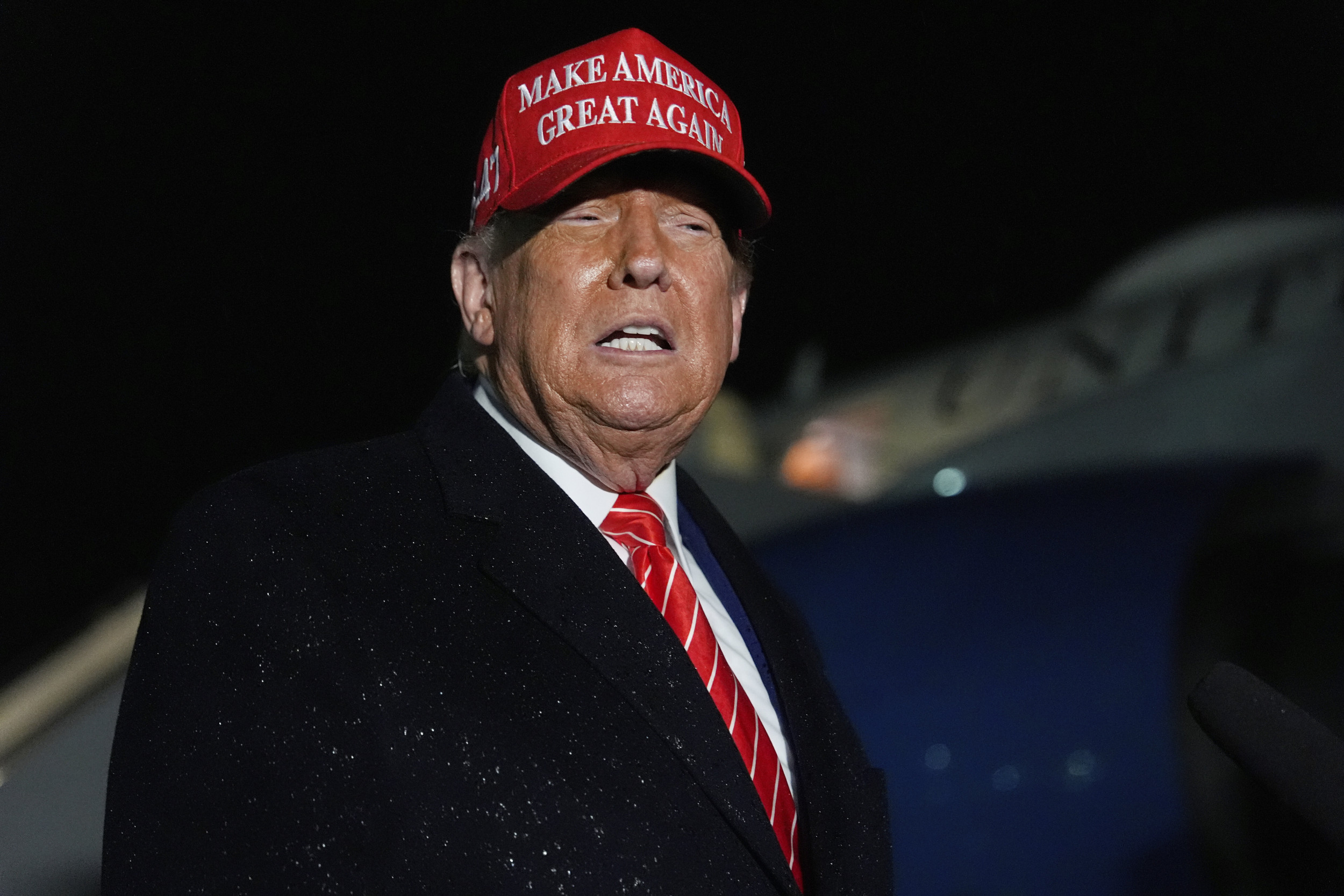 Donald Trump's net approval positive on only one key issue