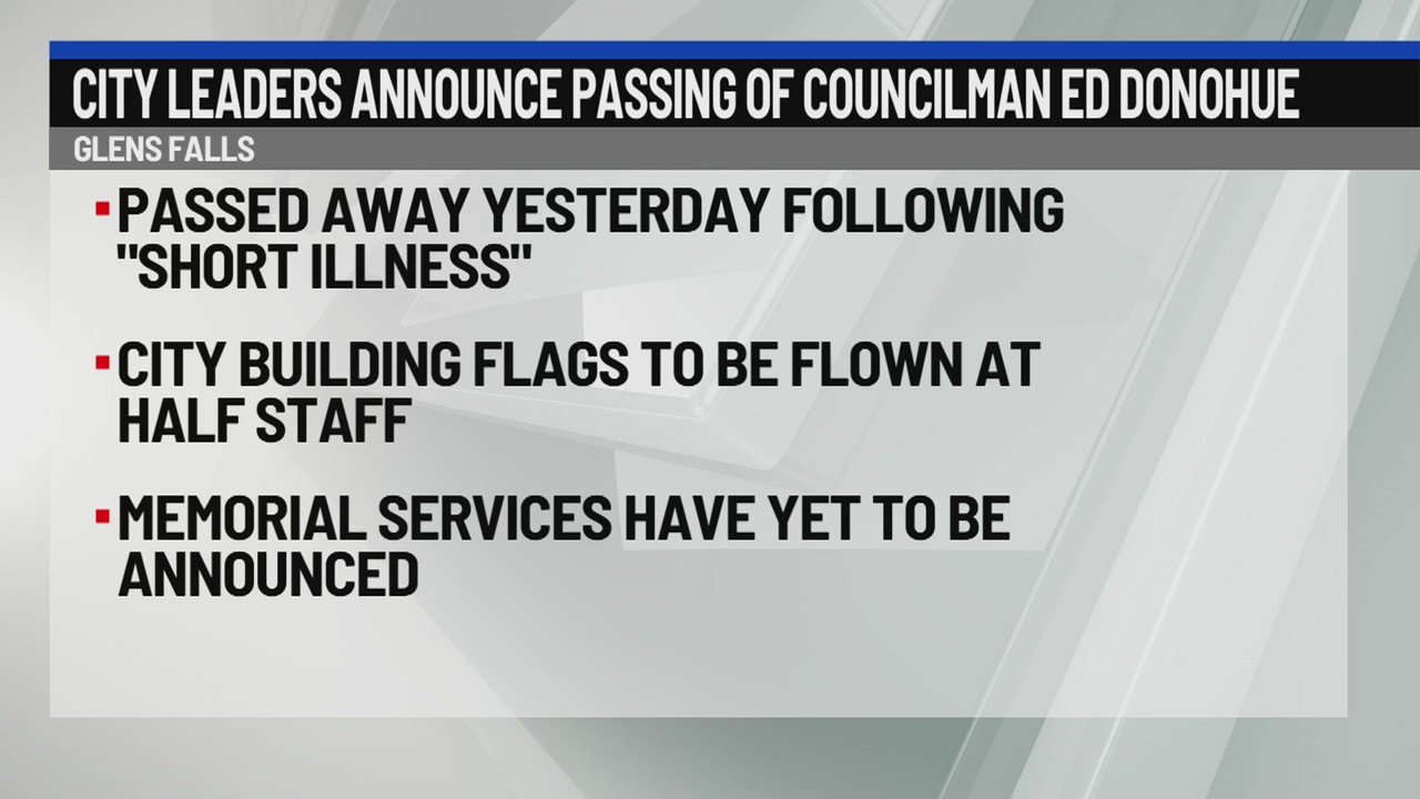 Glens Falls Councilman Ed Donohue passes away