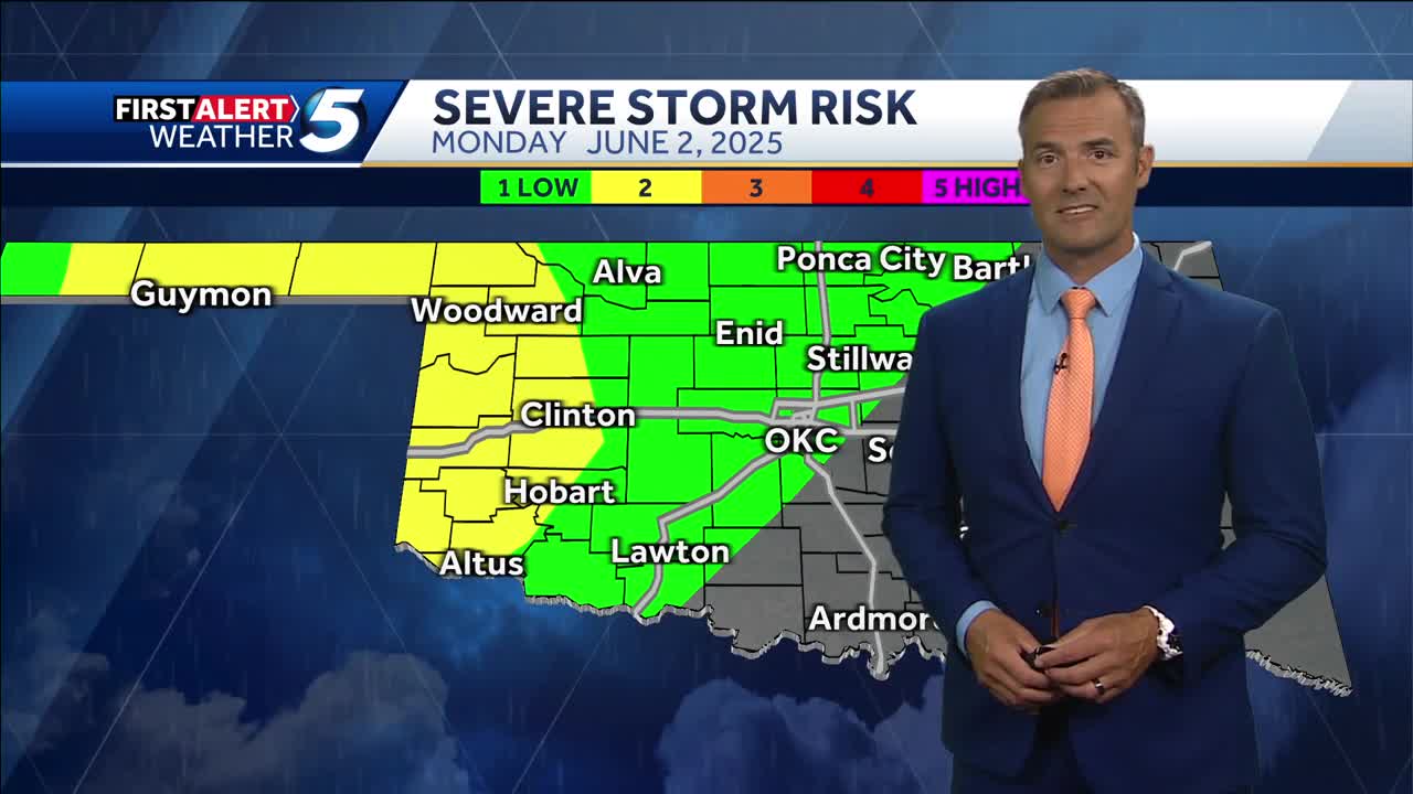 Monday June 2, 2025: FORECAST: Severe storms return