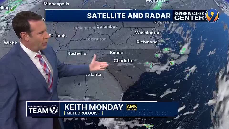 Monday Morning's Forecast with Meteorologist Keith Monday