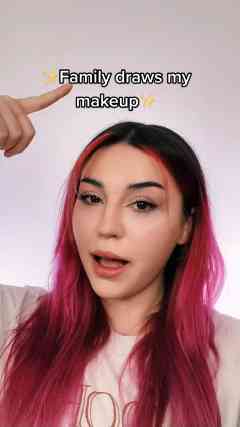 Back at It with Another Draw-My-Makeup Challenge