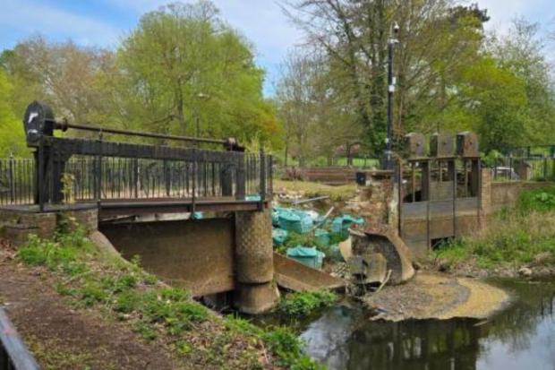 Work on Middle Mill Weir has reportedly stopped just a week after ...