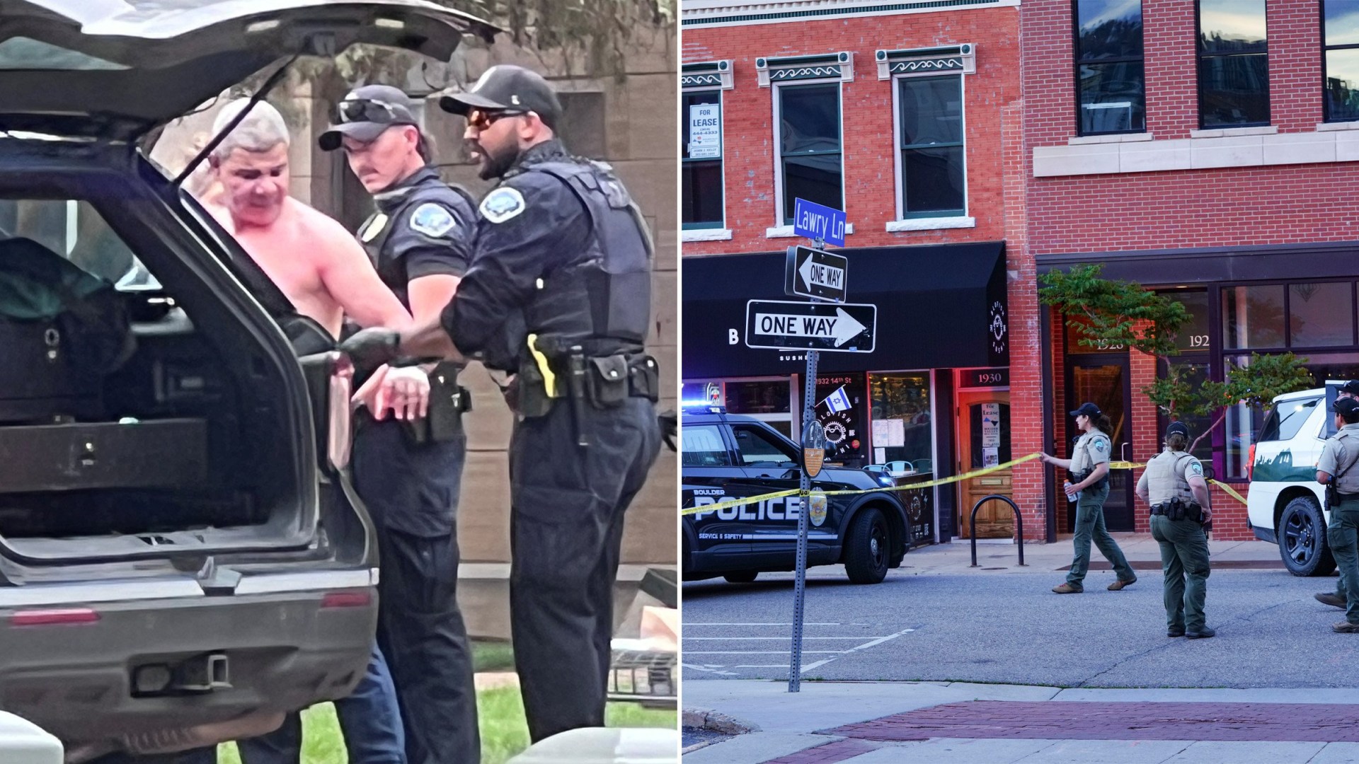 Eight people injured in petrol bomb and flamethrower attack at pro-Israel rally