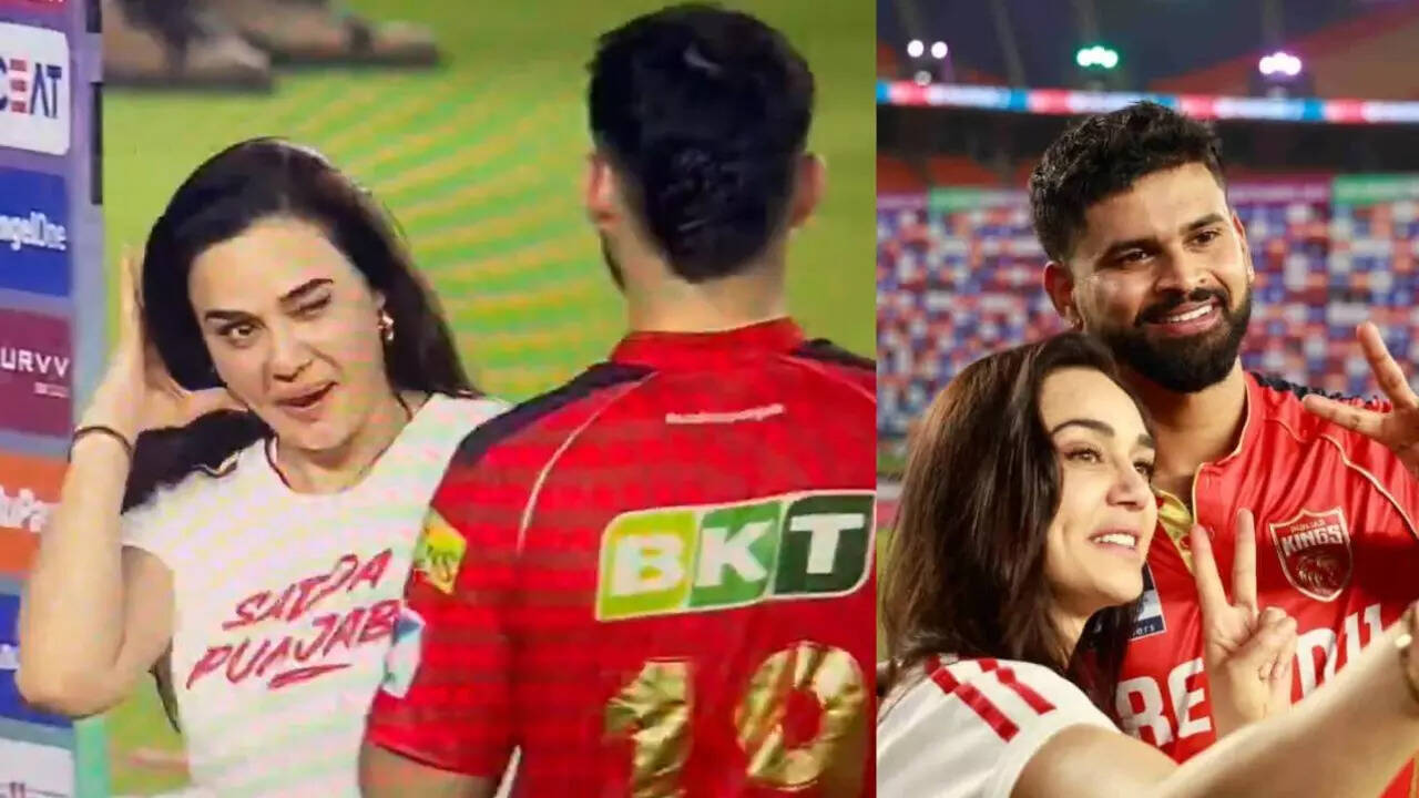 Watch: Preity Zinta spotted winking at PBKS player after win over MI in ...