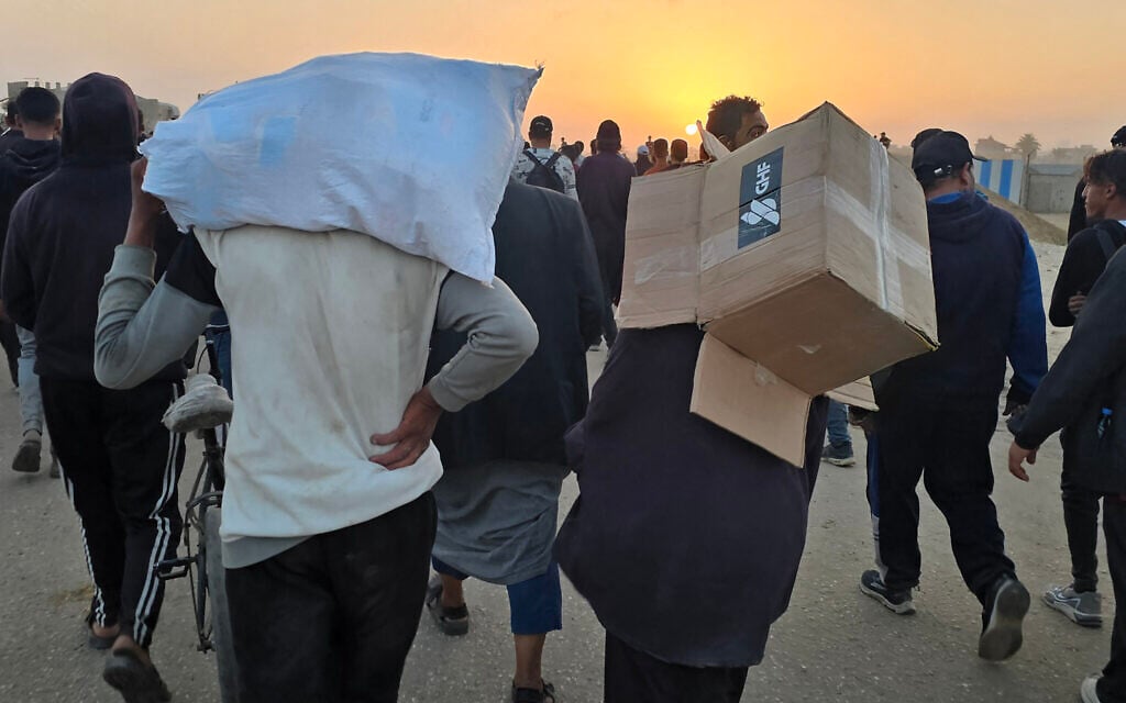 US- and Israel-backed Gaza aid group says it handed out over 18,500 ...