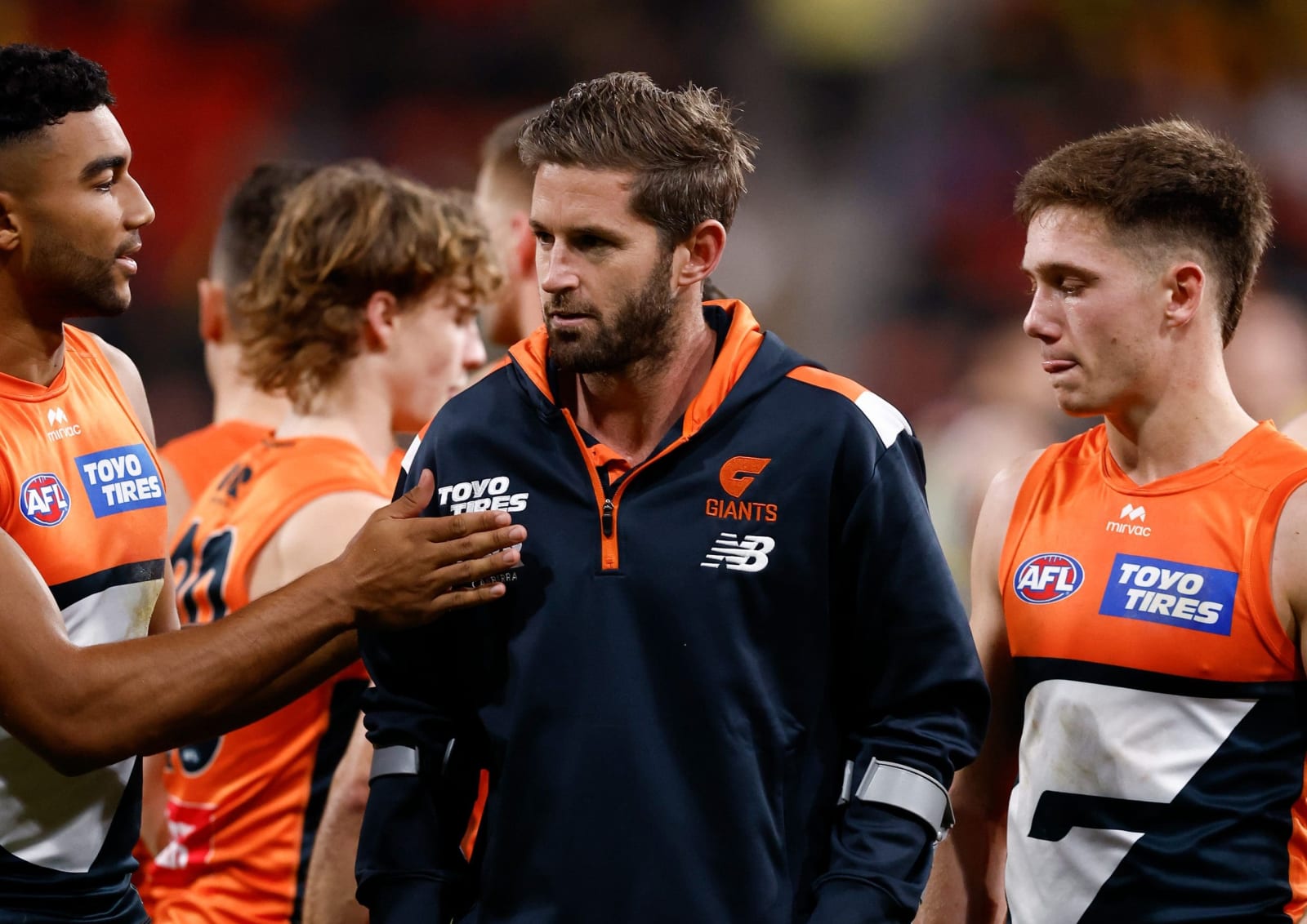 Inside GWS veteran Callan Ward’s stirring three-quarter time speech