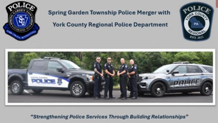 Two York County police departments officially merge