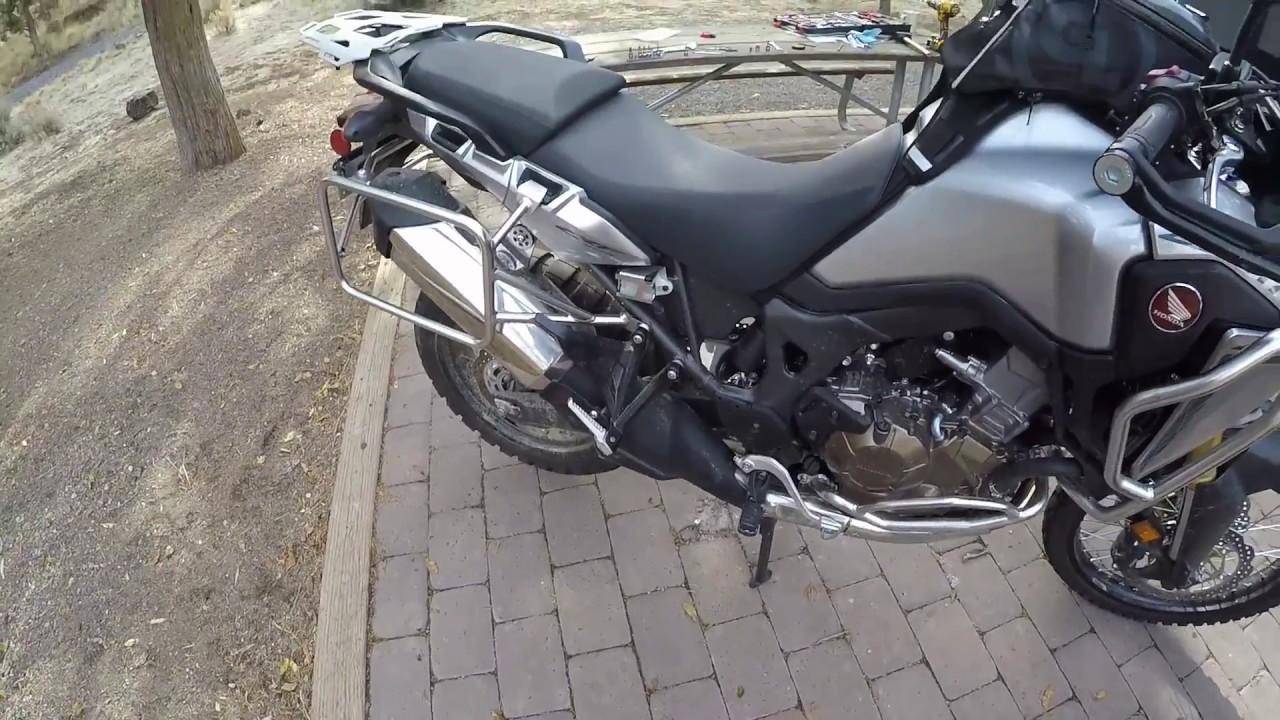 Installing Touratech Pannier Racks on the Honda Africa Twin