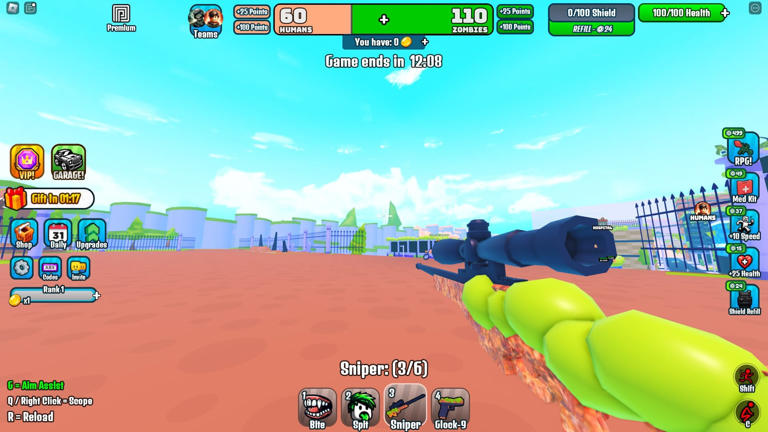 Zombies Vs Humans Codes (November 2025)