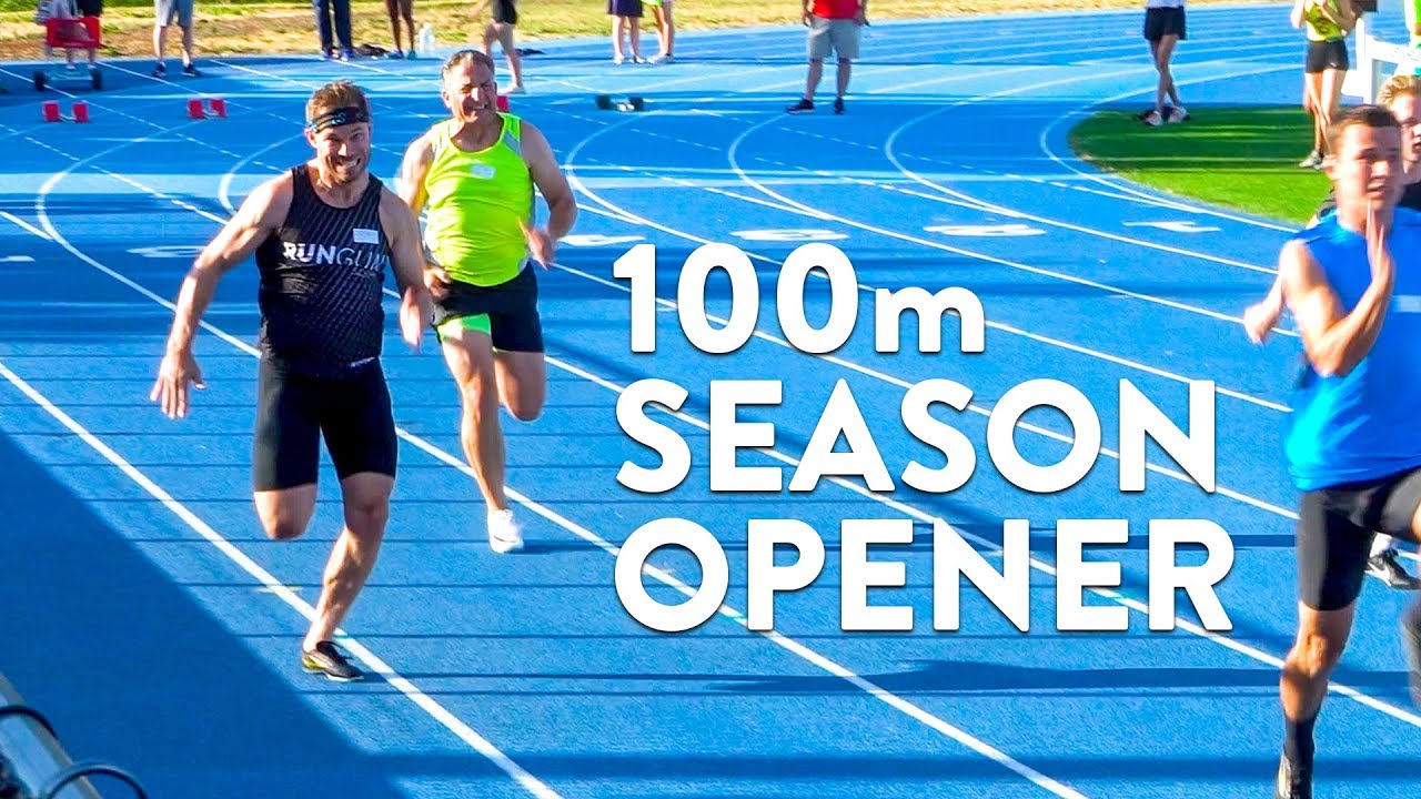 Nick Symmonds 100m race season opener!