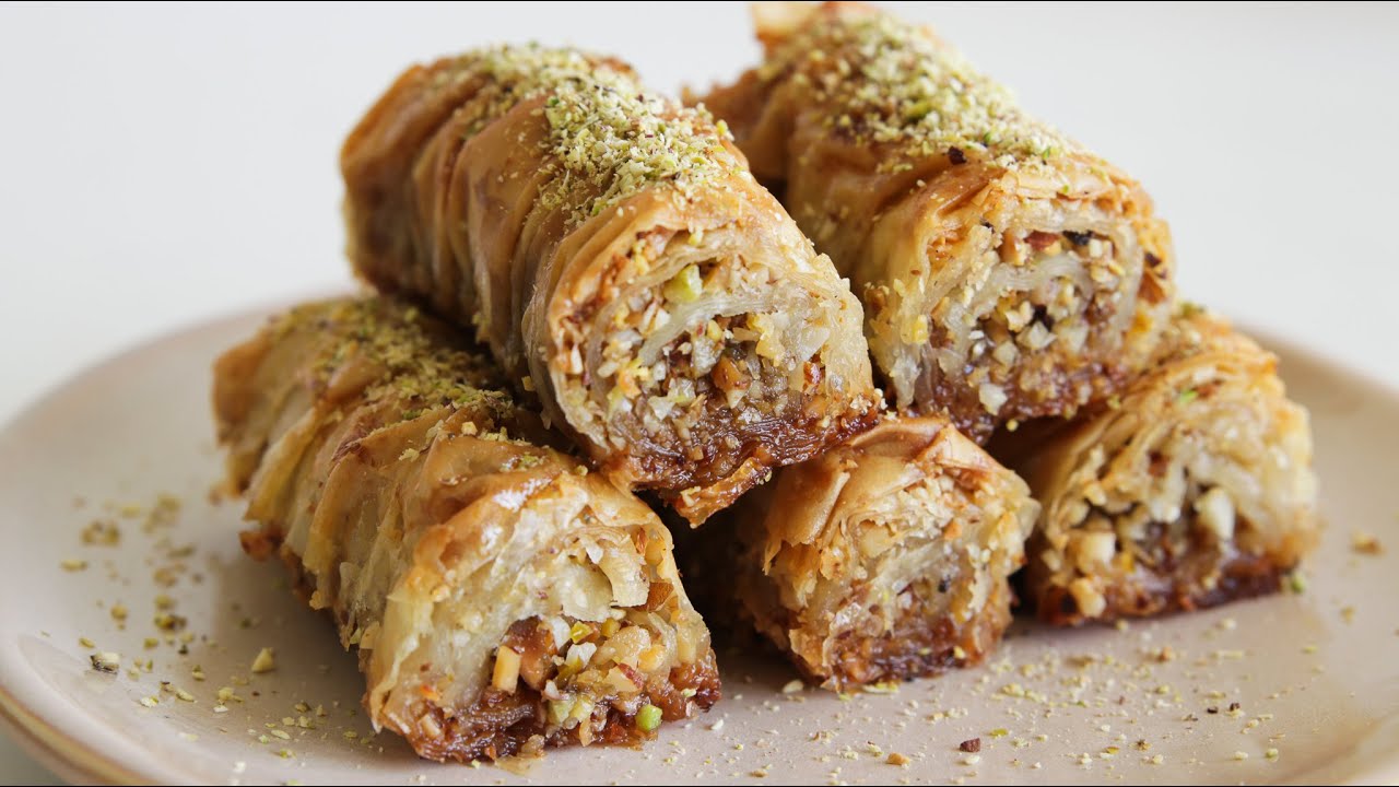 How to Make Rolled Baklava the Easy Way