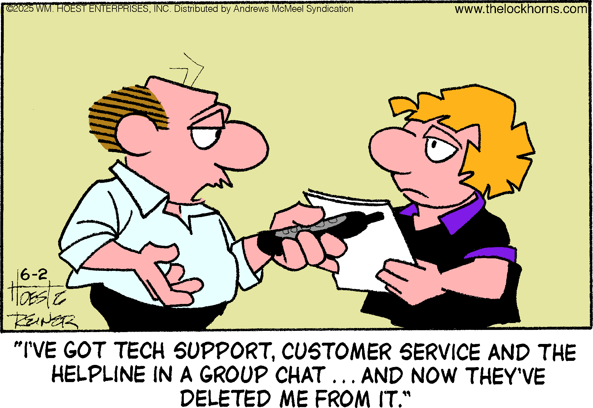 The Lockhorns by Bunny Hoest and John Reiner