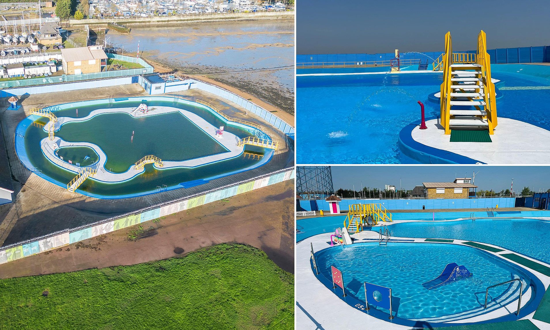 UK's only riverside tidal lido is reopening with new £250k splash zone