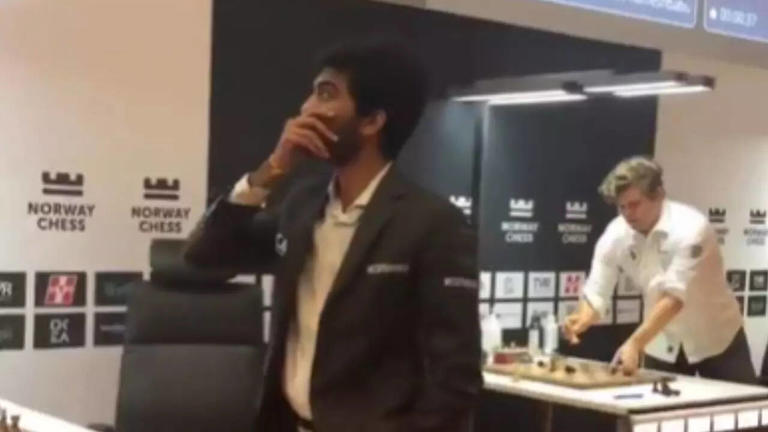 "Graceless": Magnus Carlsen's reaction after losing to Gukesh upsets ...