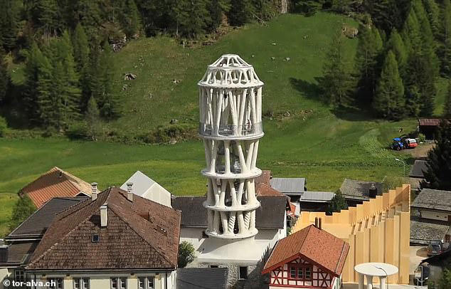 World's tallest 3D-printed building is unveiled in Switzerland